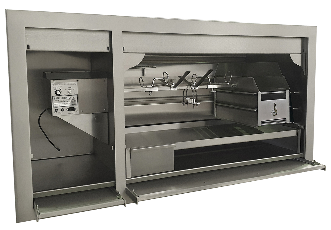 1200mm Professional brushed 304 stainless steel Spitbraai