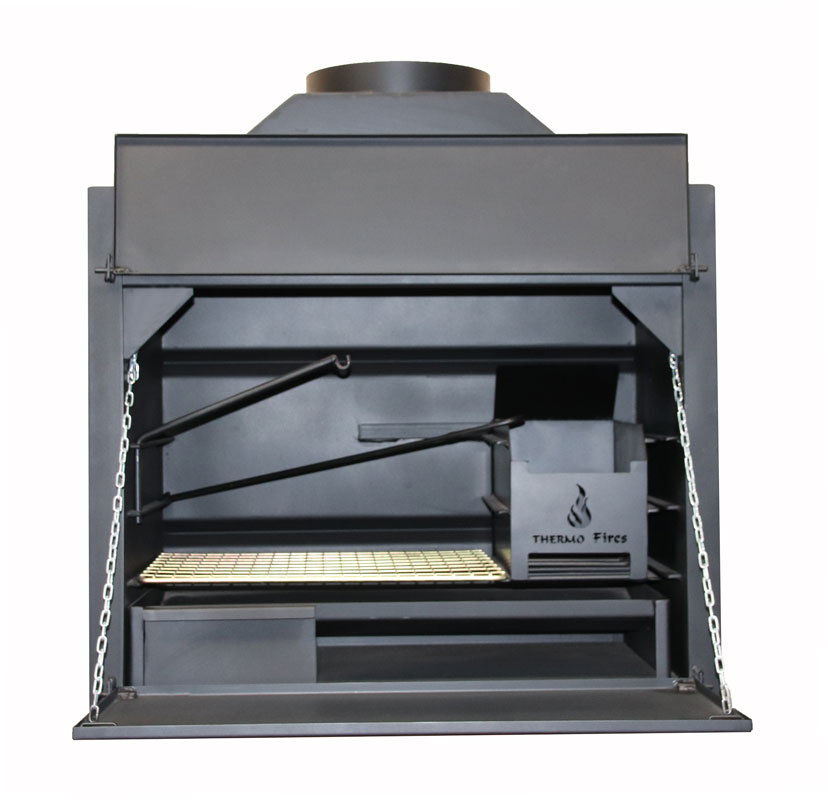 Standard 800mm mildsteel built-in braai