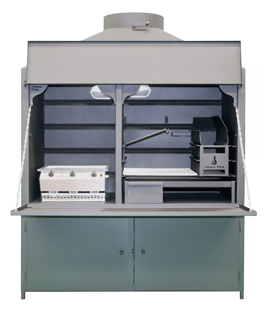 1500mm Freestanding Combination Braai