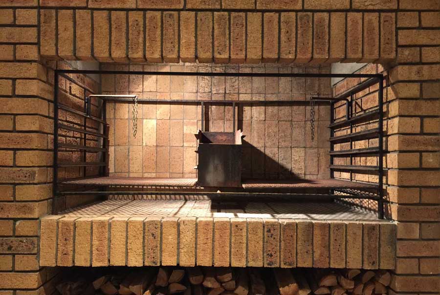 Brick braai - Before