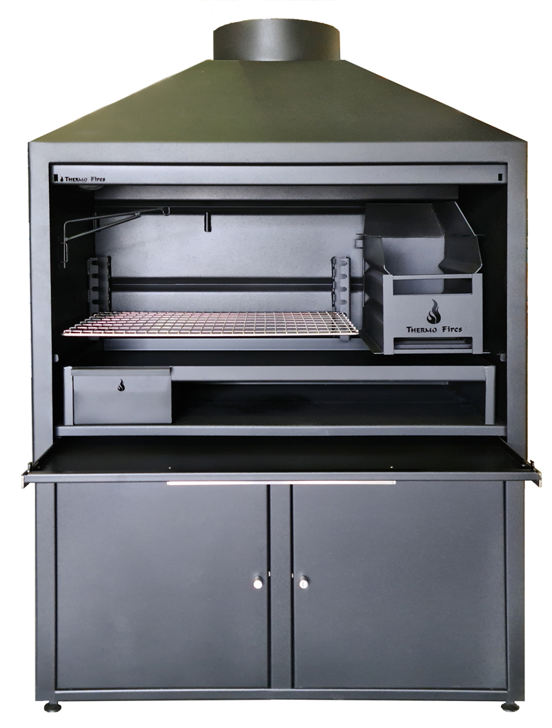 PROFESSIONAL 1200 mm Freestanding Braai on Cabinet