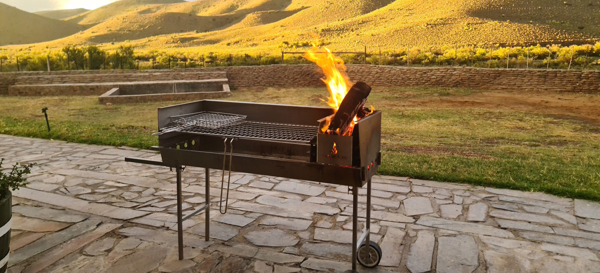 Bespoke Combo spit braai in Grade304 stainless steel